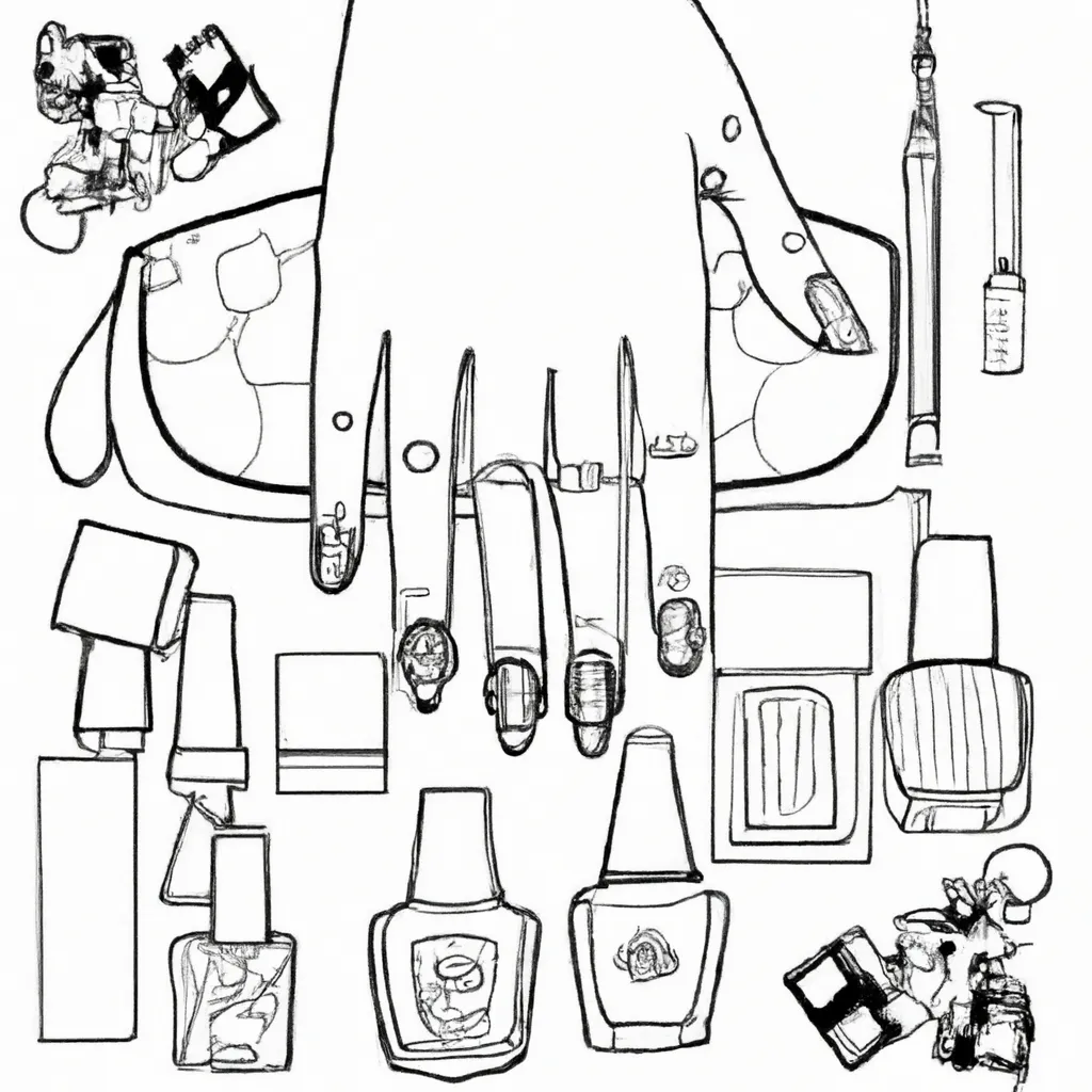 Manicure: Desenhos para Imprimir e Colorir com Estilo!