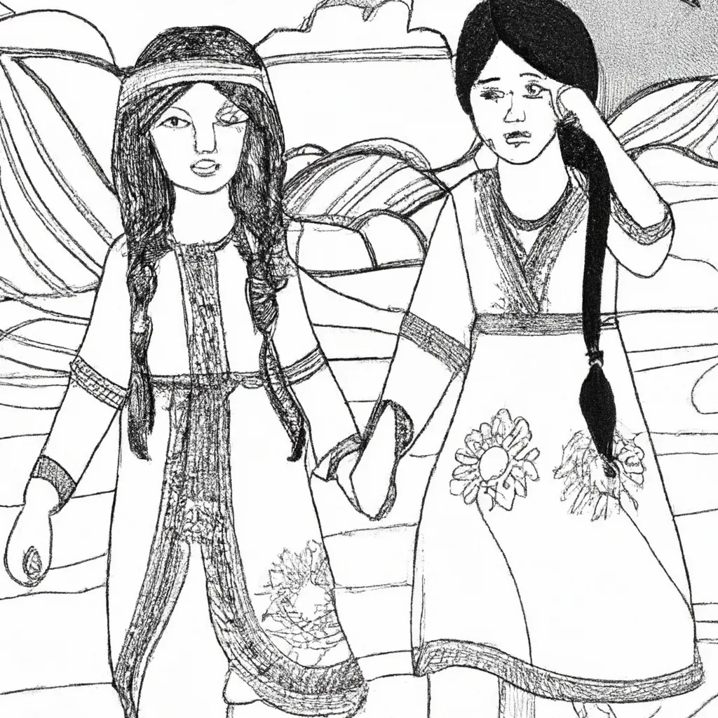 Rute e Naomi: Desenhos para Imprimir e Colorir que Vão Encantar Toda a ...