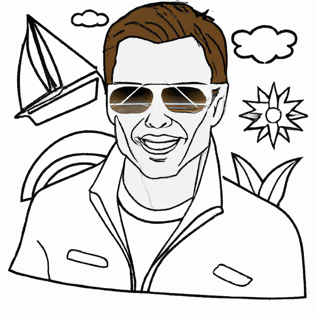 Desenhos de Tom Cruise para Imprimir e Colorir: Diversão Garantida!