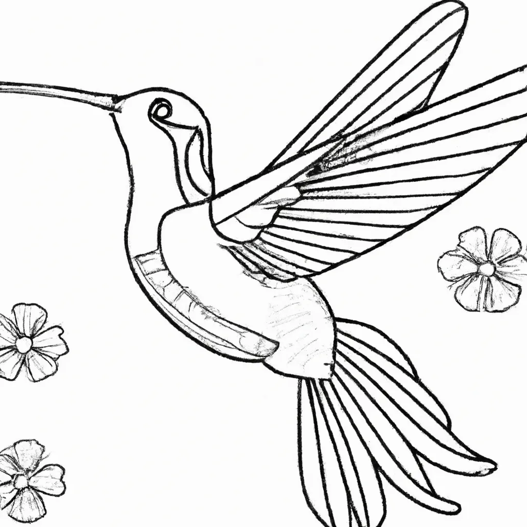 Colorindo o Colibri: Desenhos para Imprimir e Colorir!
