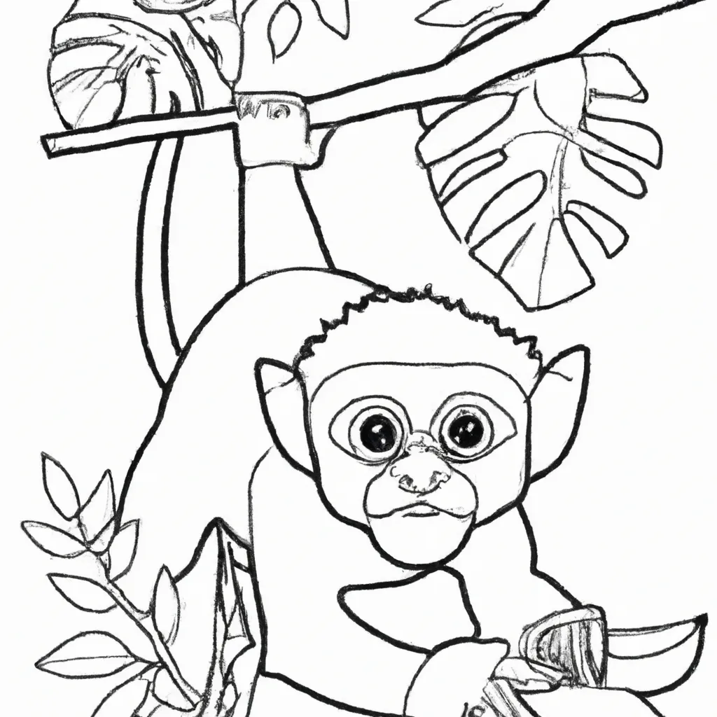 Símio: Desenhos Para Imprimir e Colorir que Vão Te Deixar Louco!