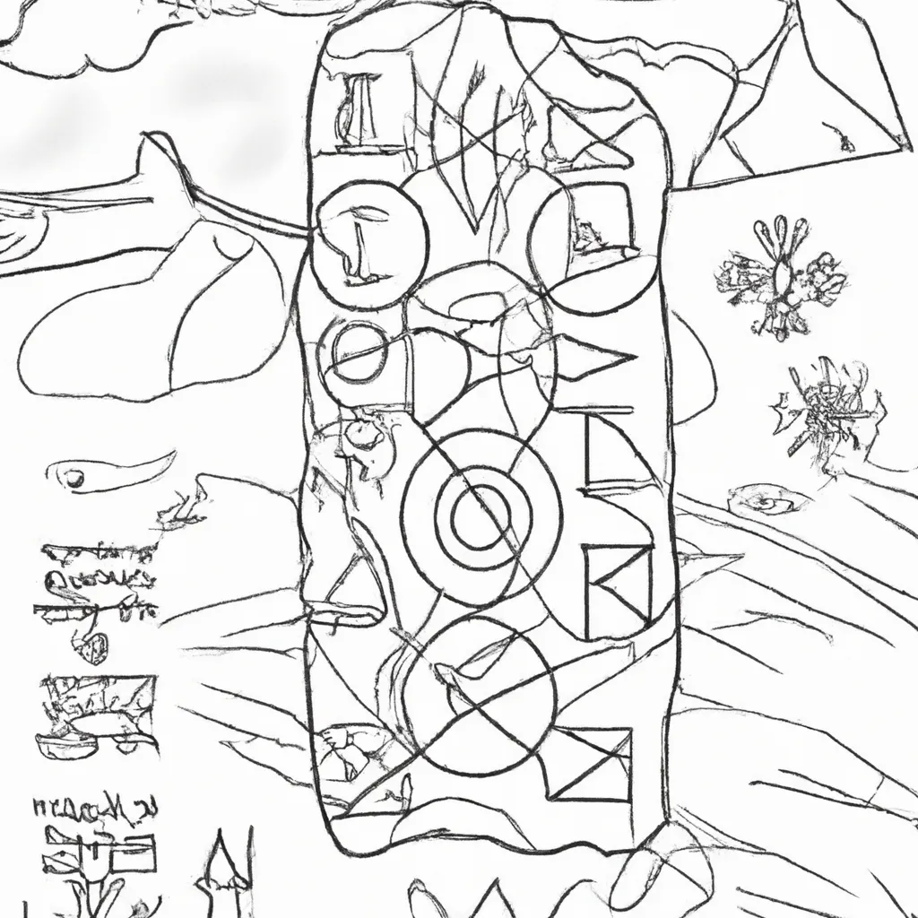 Descubra o Poder das Runas com Desenhos para Imprimir e Colorir!