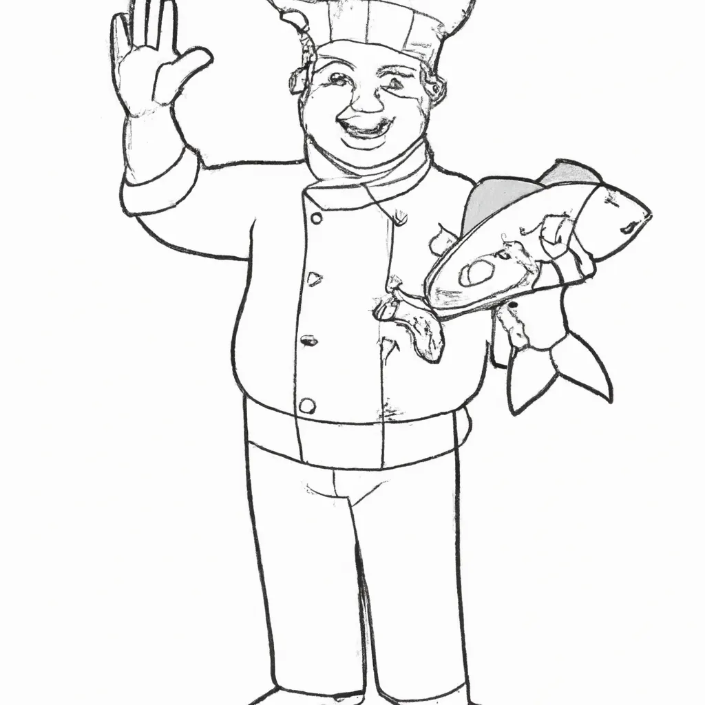 Chefe de Cozinha: Desenhos para Imprimir e Colorir que Vão deixar seu ...