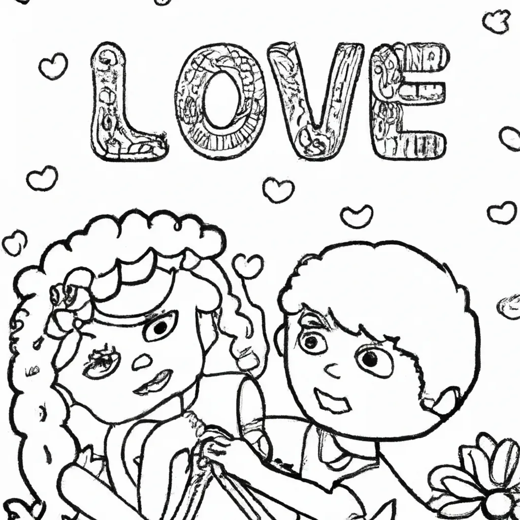 Love: Desenhos para Imprimir e Colorir que Vão Encantar o Seu Coração!