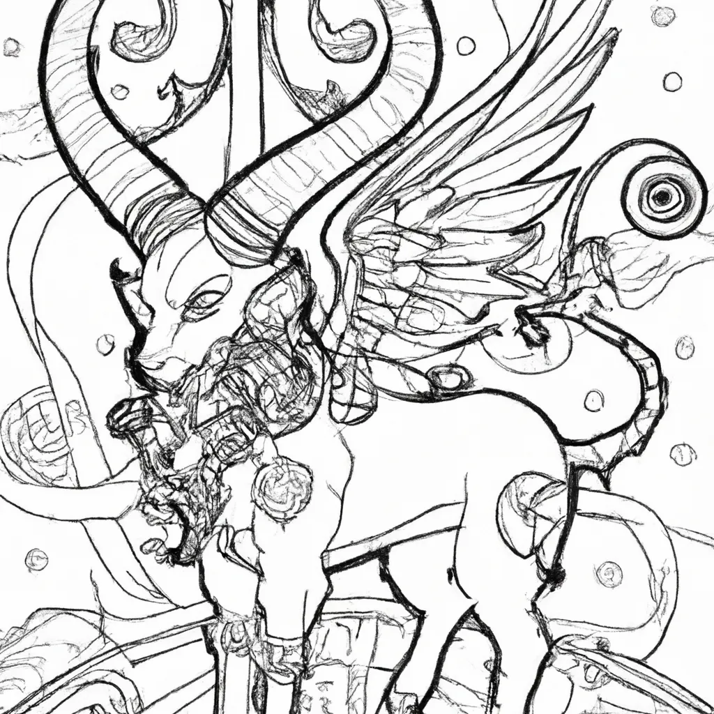 O Baphomet: Desenhos para Imprimir e Colorir com Maestria!