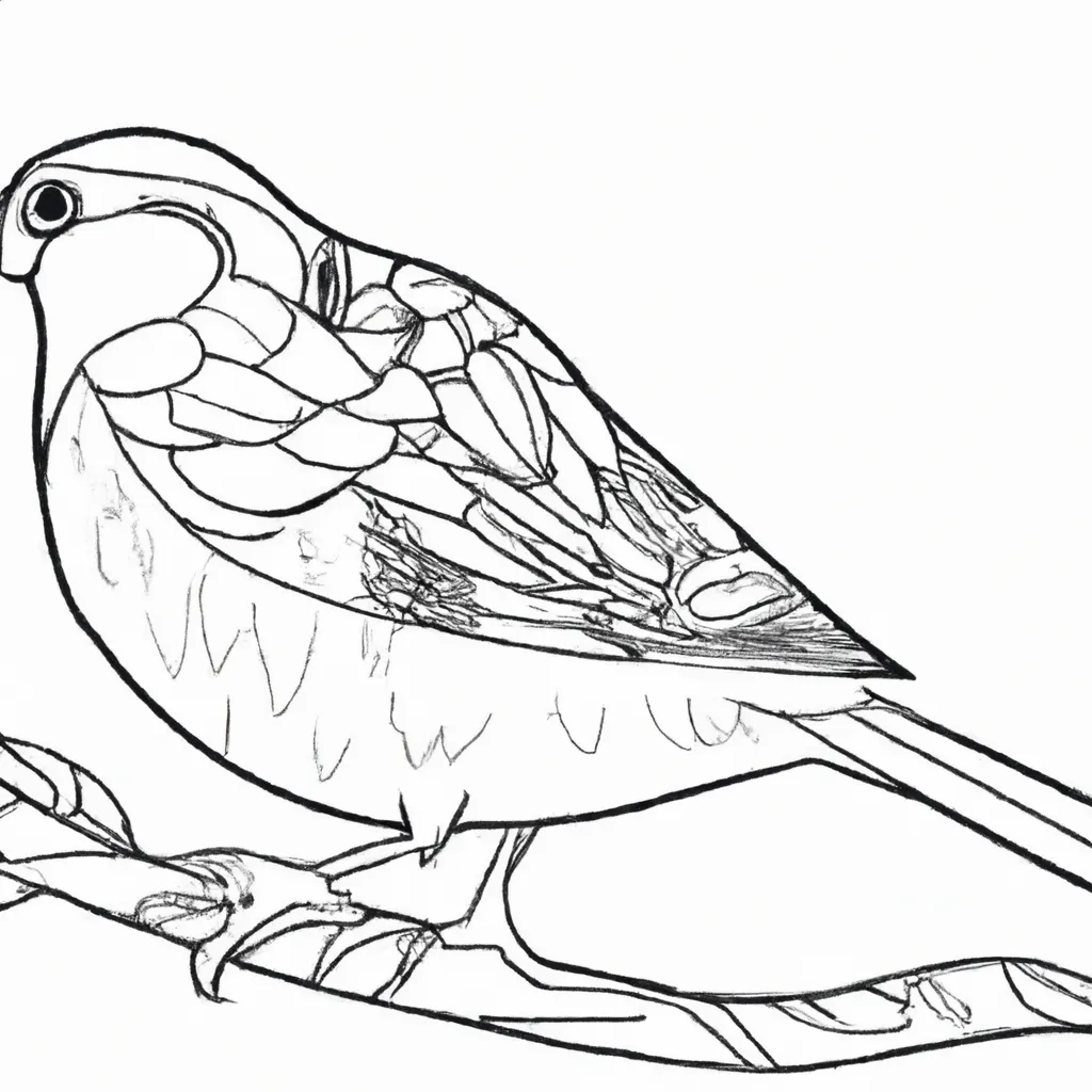 Pardal: Desenhos para Imprimir e Colorir que Vão Encantar a Toda a Família!