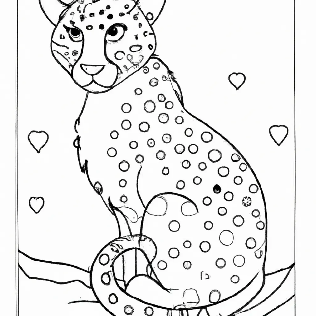 Desenhos de Animal Chita para Imprimir e Colorir: Uma Experiência ...
