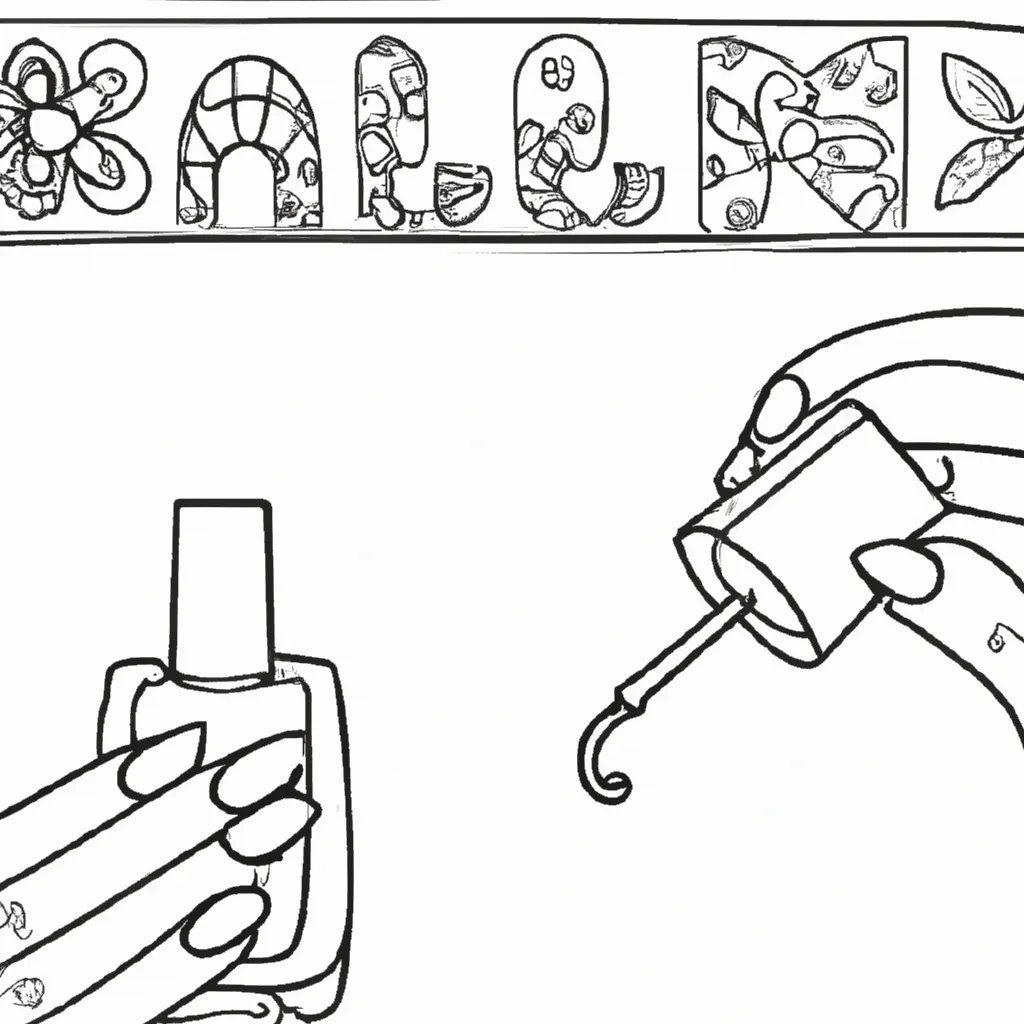 Manicure: Desenhos para Imprimir e Colorir com Estilo!