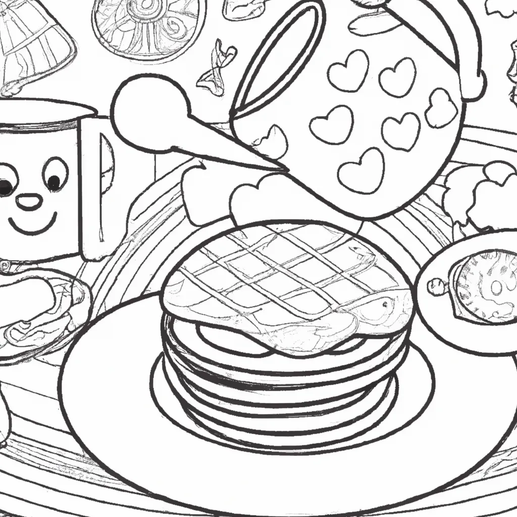 Merenda Divertida: Baixe e Imprima Desenhos para Colorir!