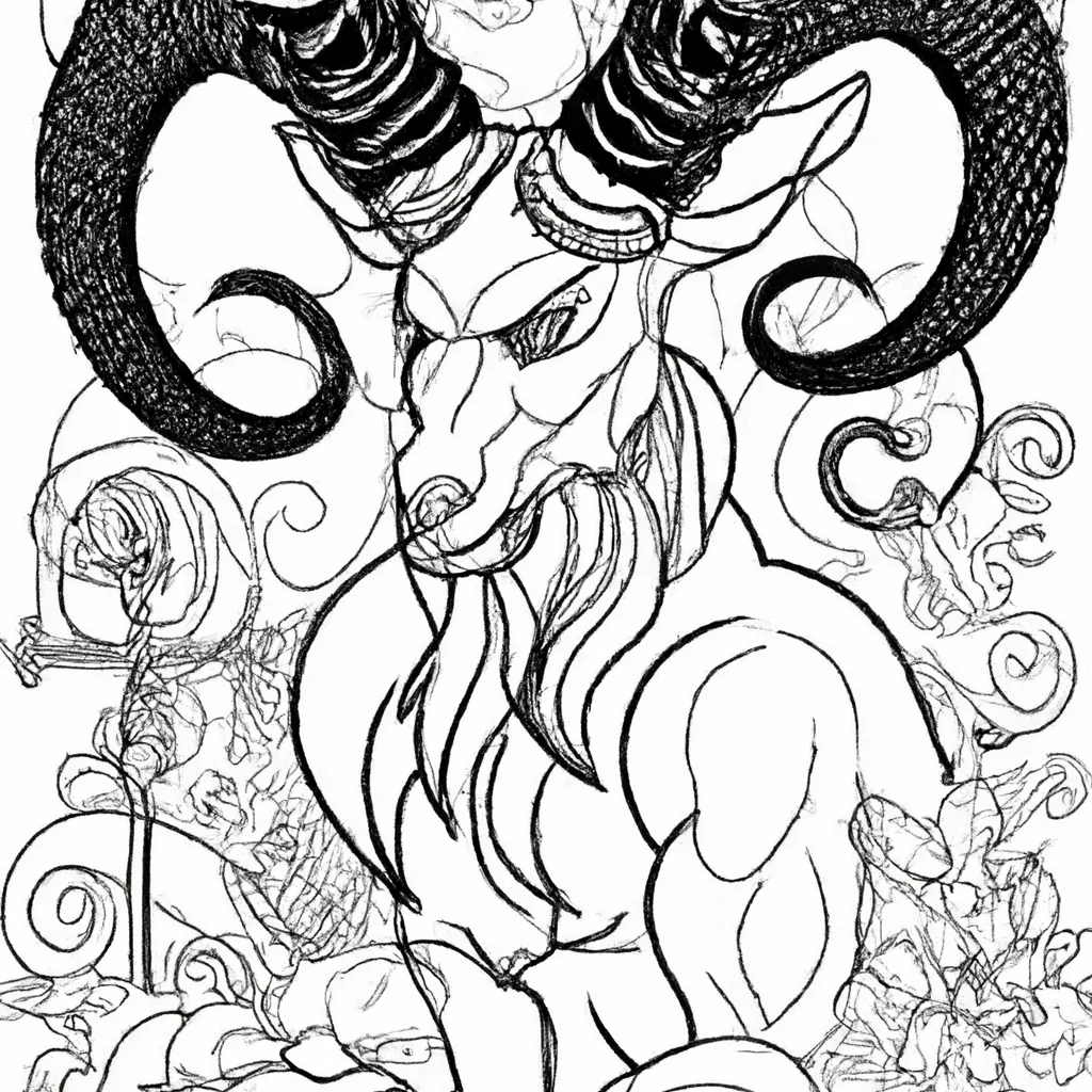 O Baphomet: Desenhos para Imprimir e Colorir com Maestria!