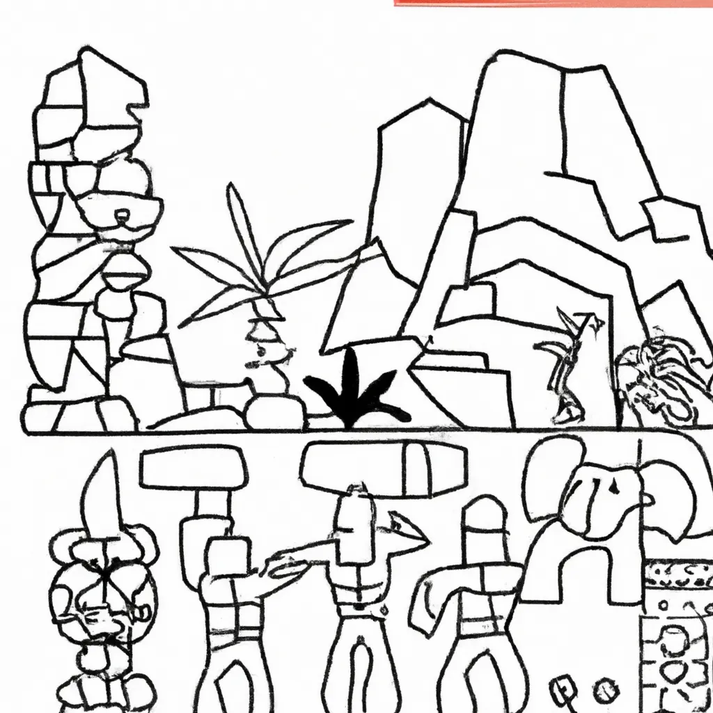 Descubra o Fascinante Mundo dos Desenhos Rupestres para Imprimir e Colorir!