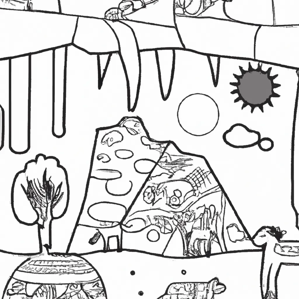 Descubra o Fascinante Mundo dos Desenhos Rupestres para Imprimir e Colorir!