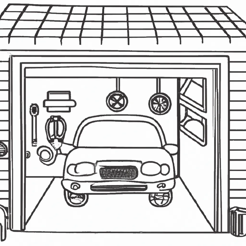 Garagem Colorida: Desenhos para Imprimir e Pintar!