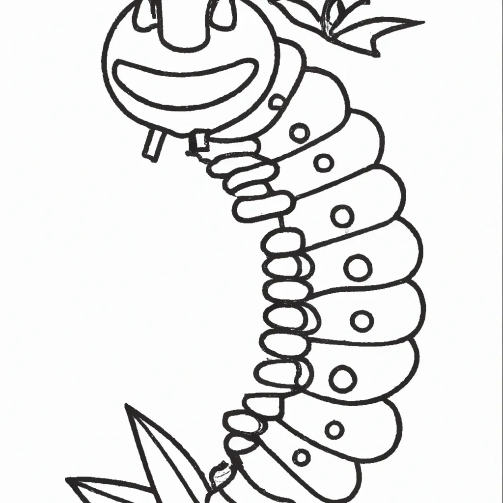 Larva: Desenhos para Colorir e Imprimir (Atividades Grátis)