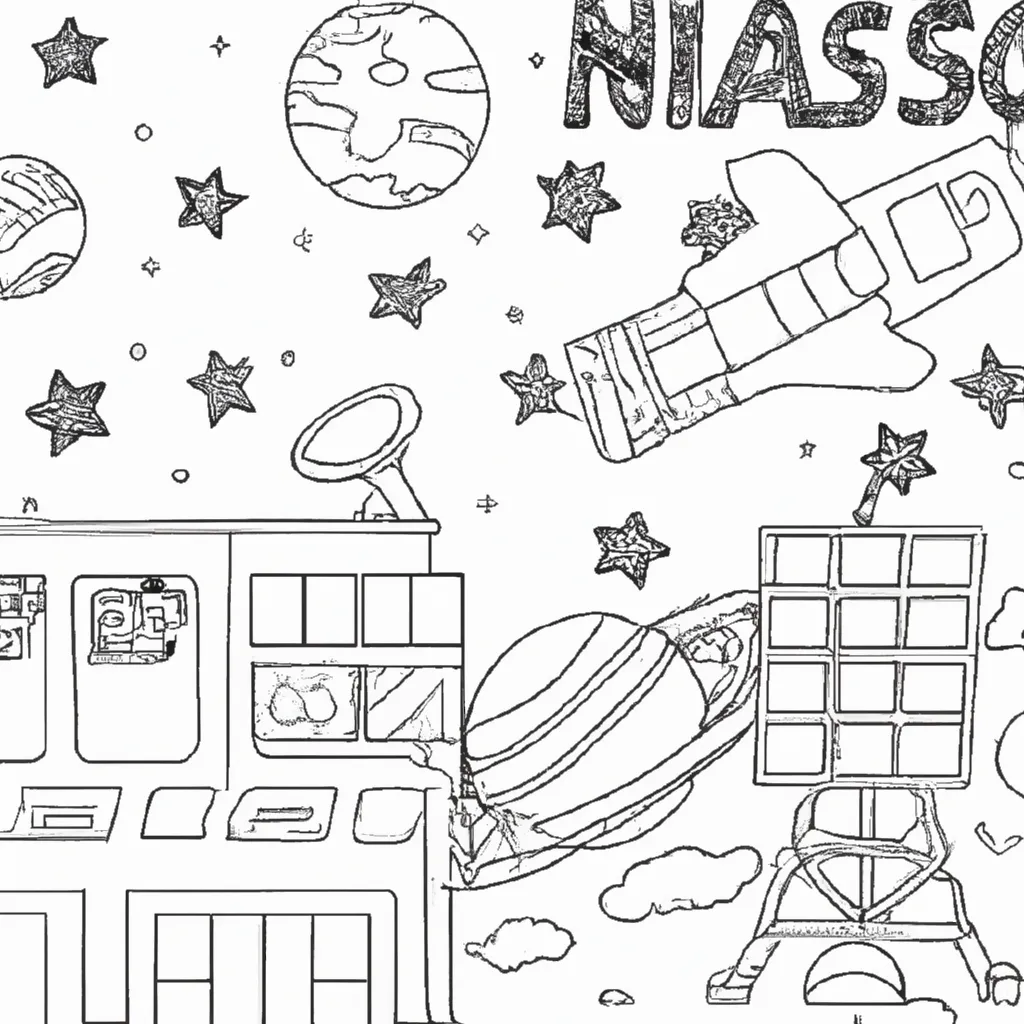 Descubra a NASA em Desenhos para Colorir! (ATIVIDADES)