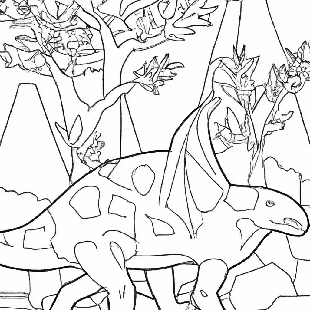 Chasmossauro: Desenhos Para Imprimir e Colorir! (Atividades)