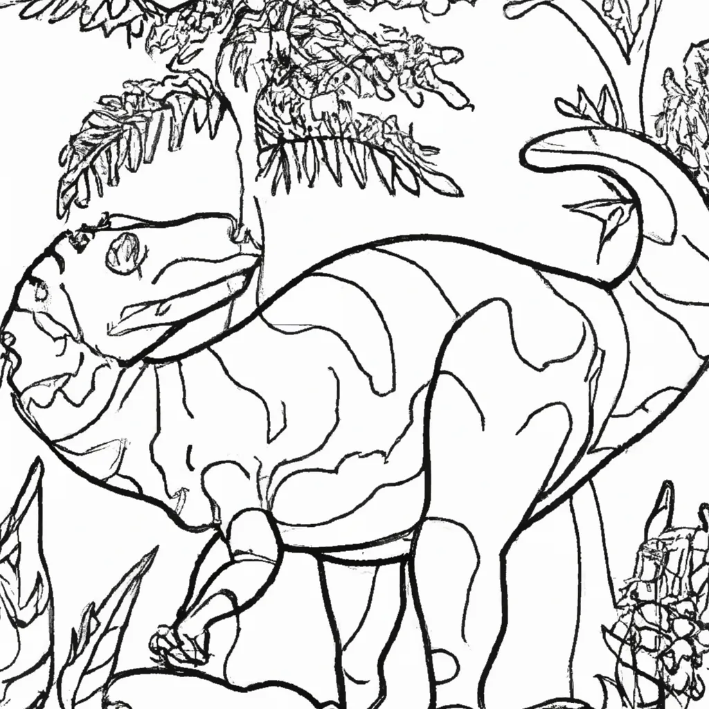 Coritossauro: Desenhos para Colorir e Imprimir! (Atividades)