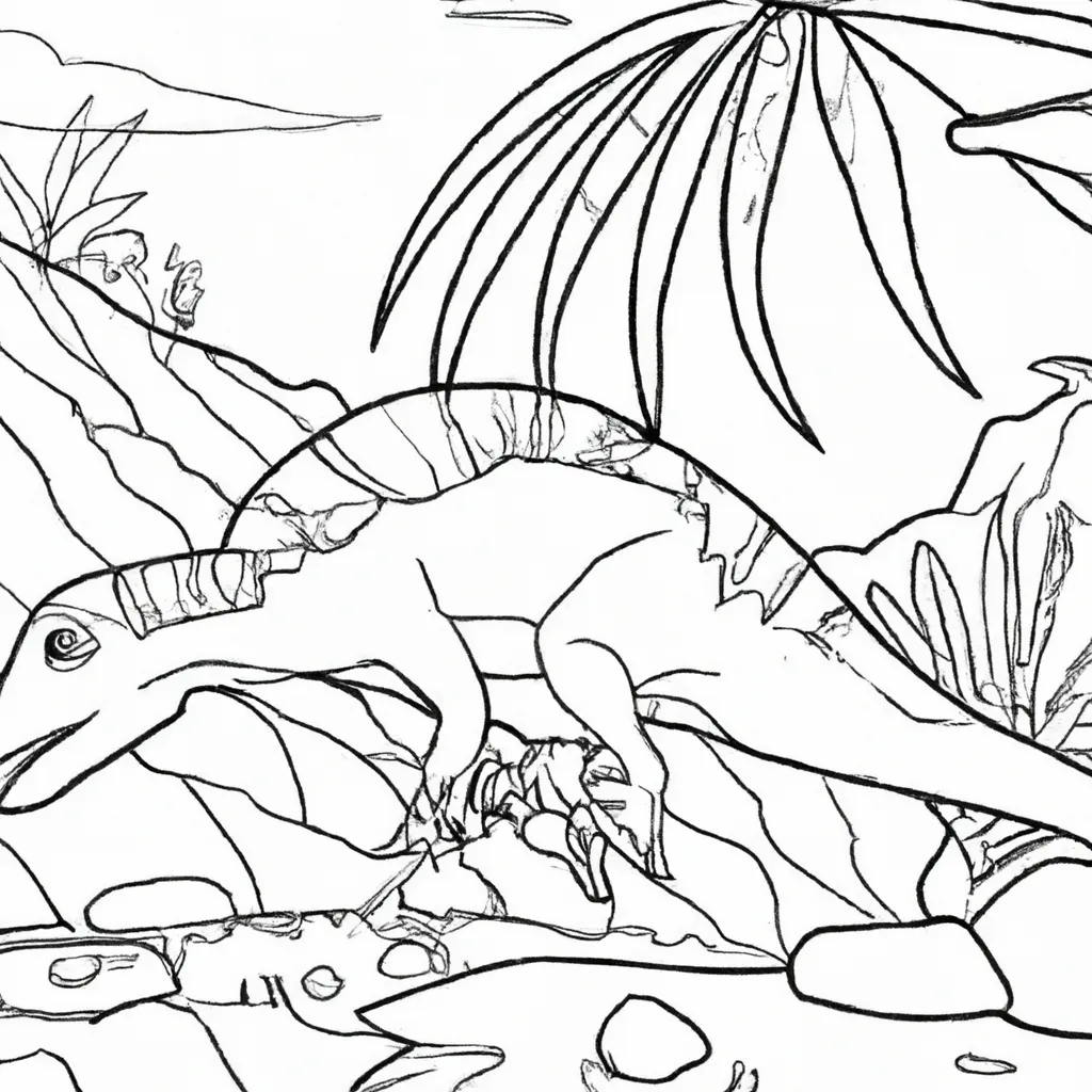 Nodosaurus: Desenhos Para Imprimir e Colorir! [Grátis]