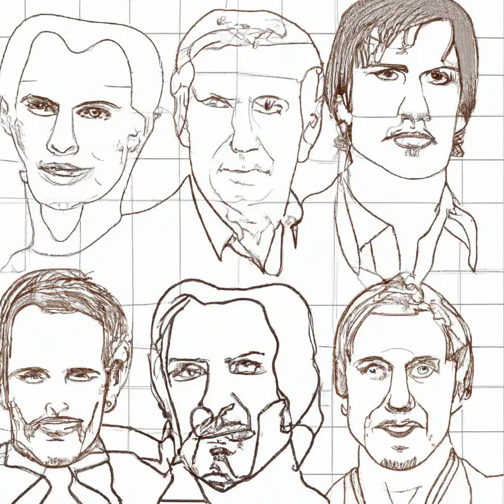 Retratos Famosos: Desenhos para Imprimir e Colorir! (Atividades)