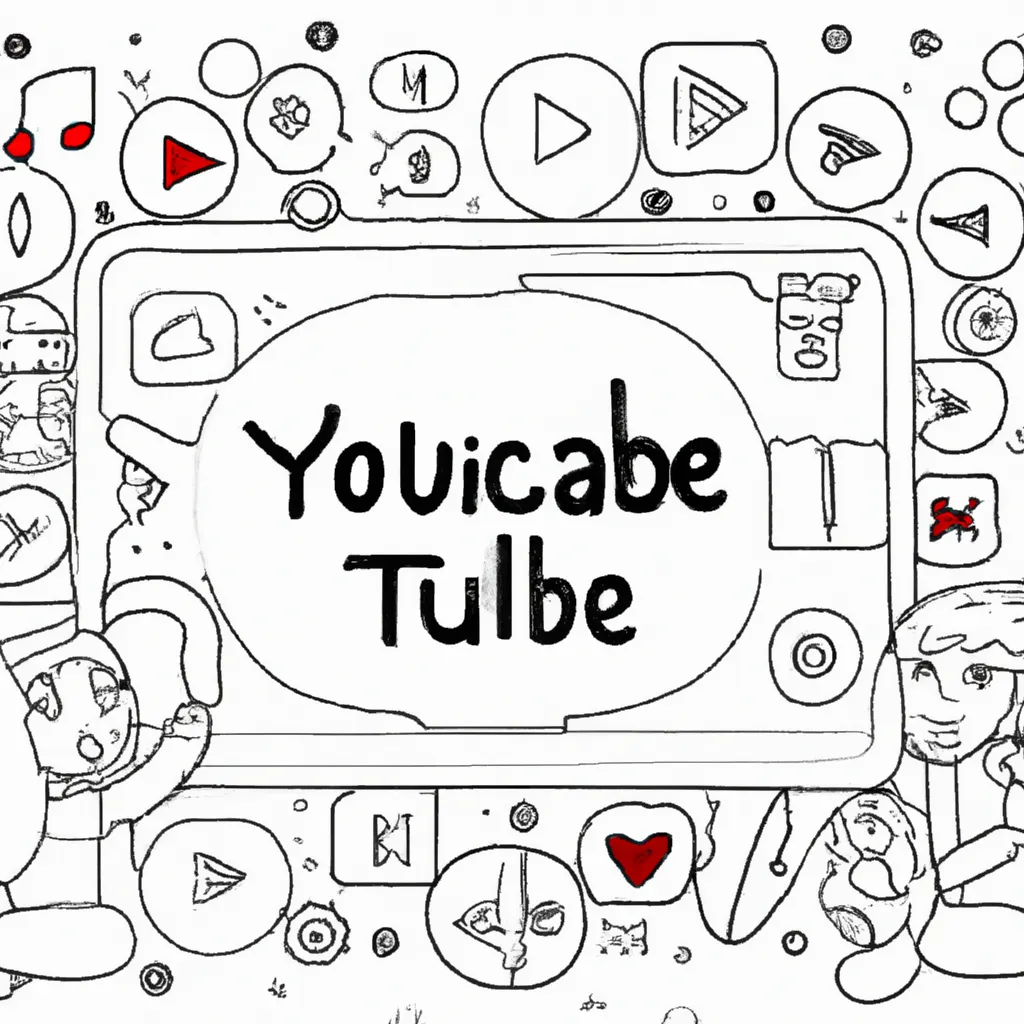 Colorindo com o YouTube! Desenhos Grátis para Imprimir e Pintar