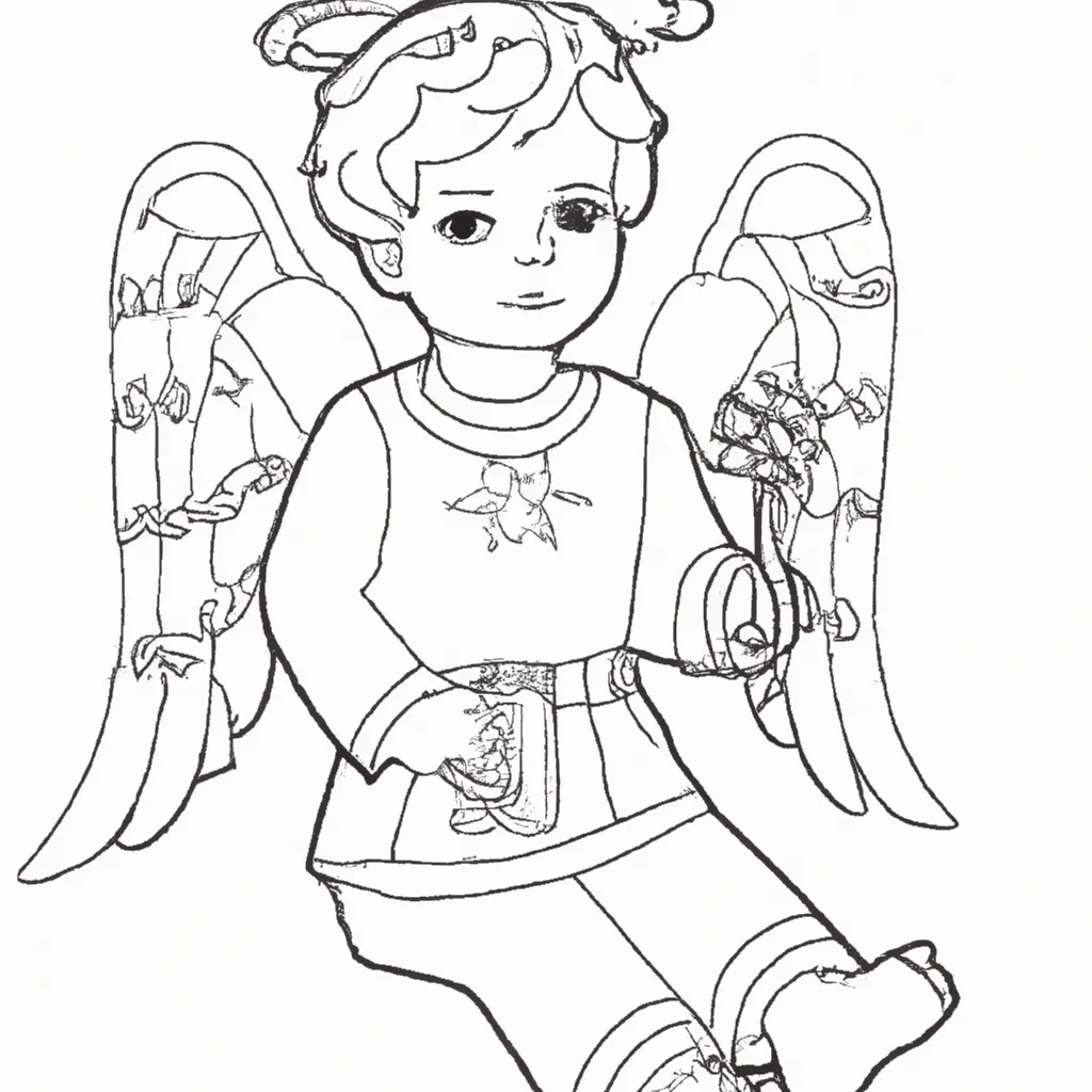 Anjo Gabriel Desenhos Para Colorir E Imprimir Atividades Grátis