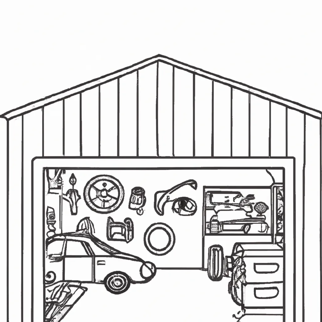 Garagem Colorida: Desenhos para Imprimir e Pintar!