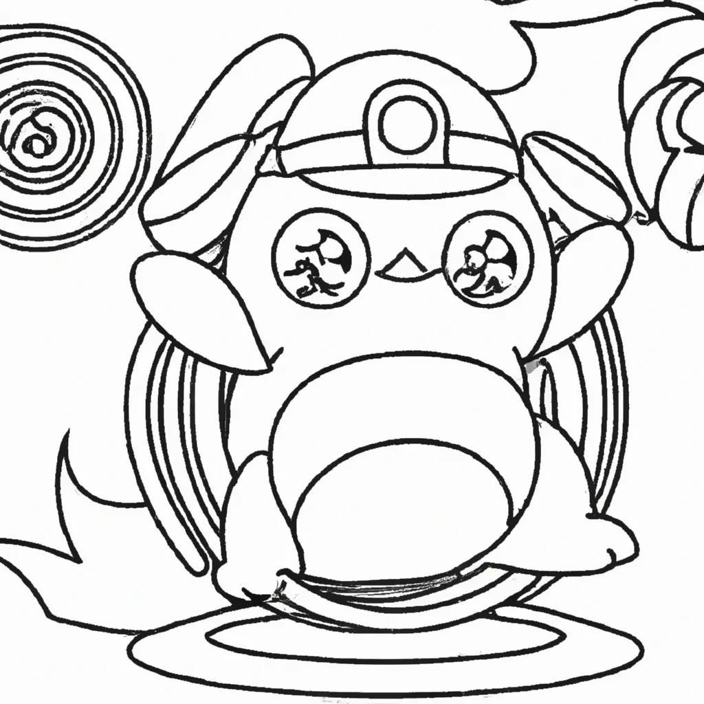 Descubra o Pokémon Poliwhirl: Desenhos para Imprimir e Colorir!