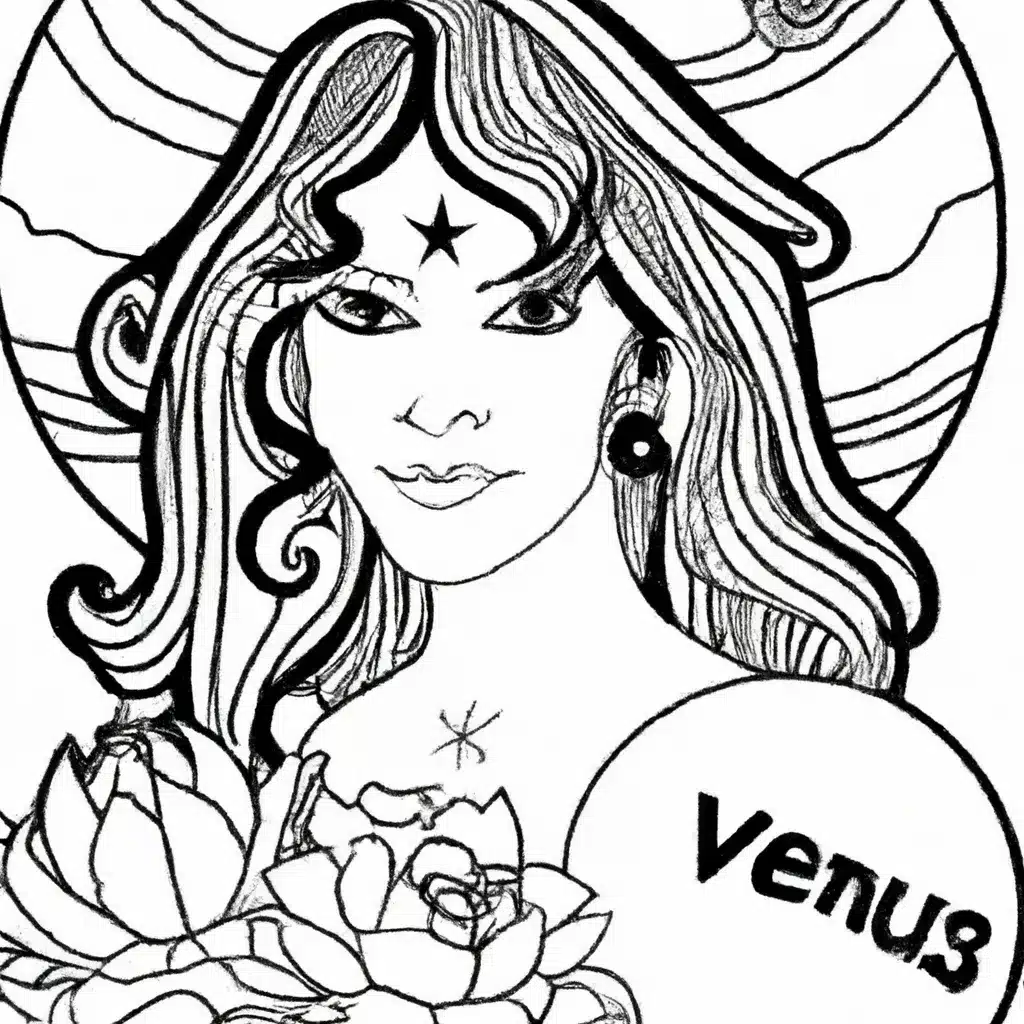 Venha Colorir Vênus! Desenhos Grátis para Imprimir e Pintar!