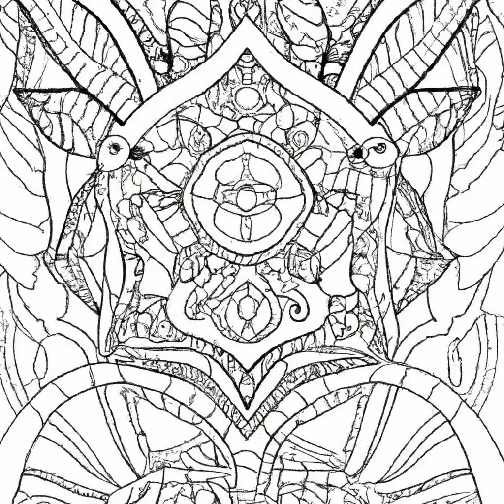 Simetria Colorida: Desenhos para Imprimir e Colorir (Grátis)