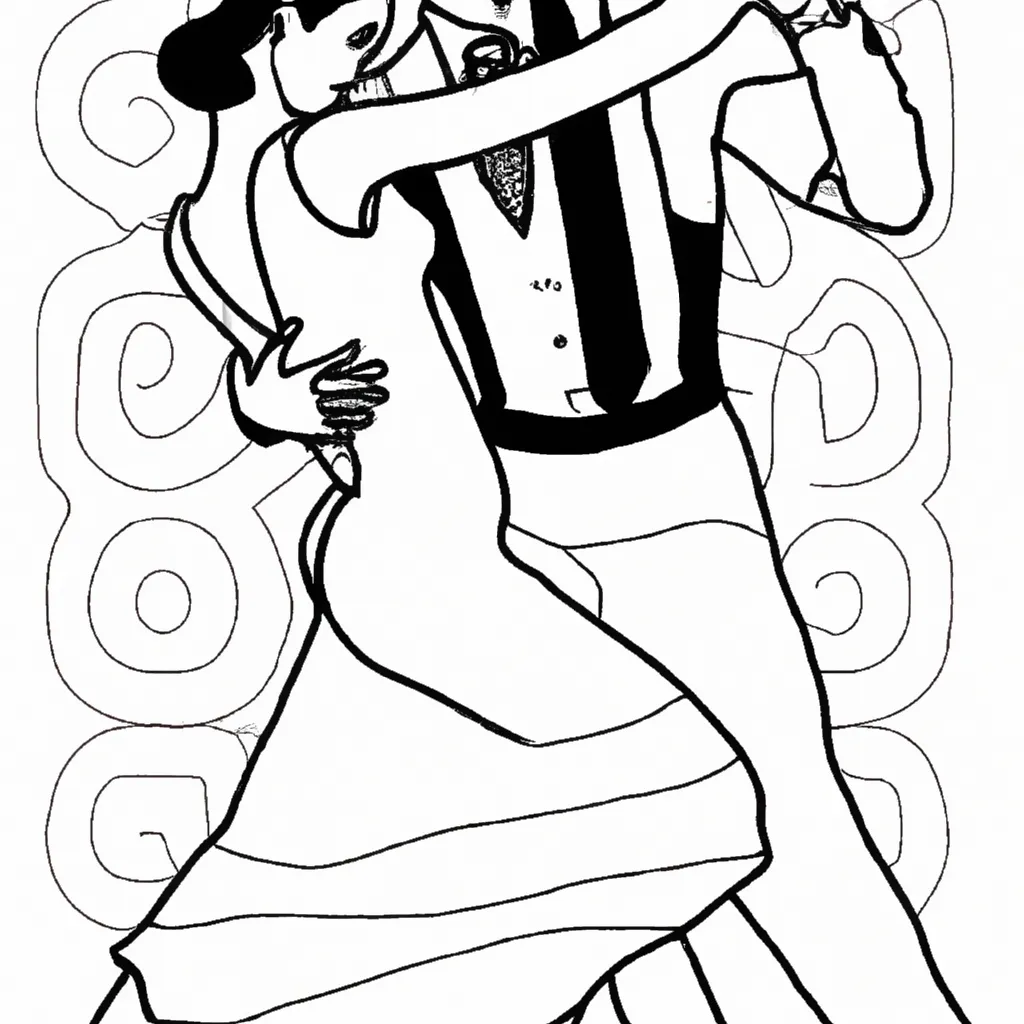 Tango Colorido: Desenhos para Imprimir e Colorir!
