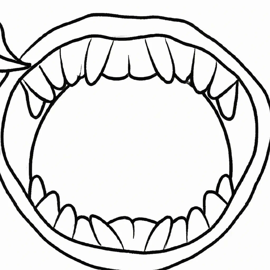Boca Aberta: Desenhos para Colorir! (Atividades para Impressão)