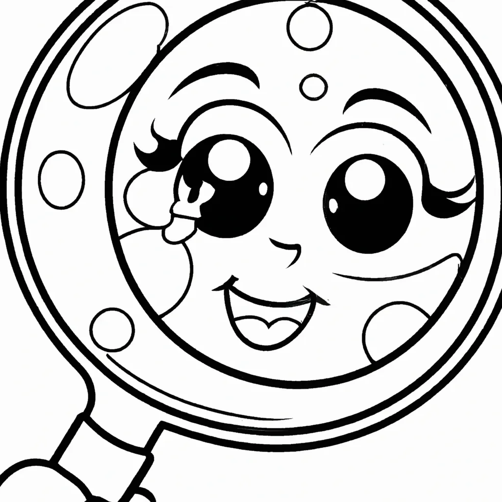Emoji de Lupa: Desenhos para Imprimir e Colorir!
