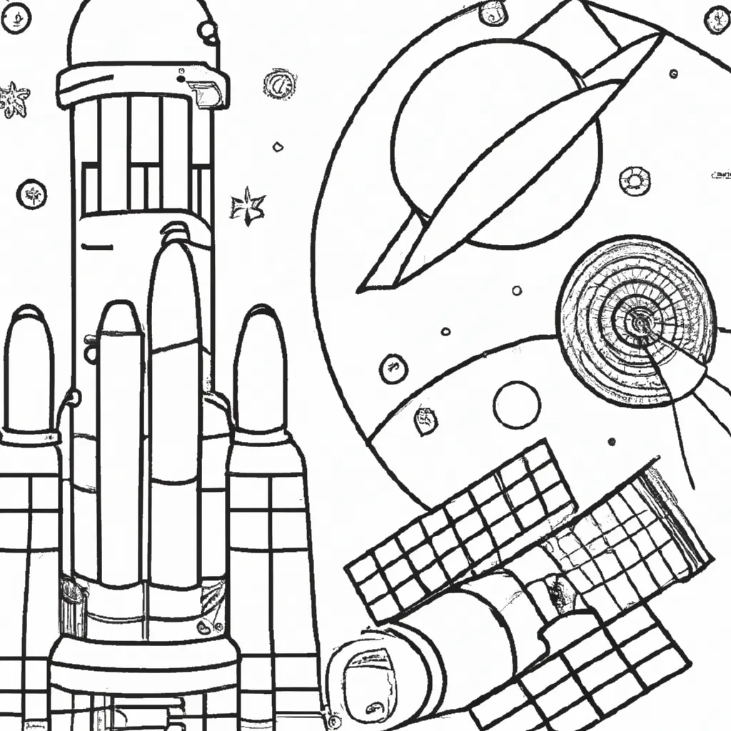 Descubra a NASA em Desenhos para Colorir! (ATIVIDADES)