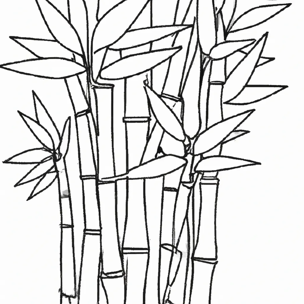 Bambu Colorido: Desenhos para Imprimir e Colorir (Grátis)