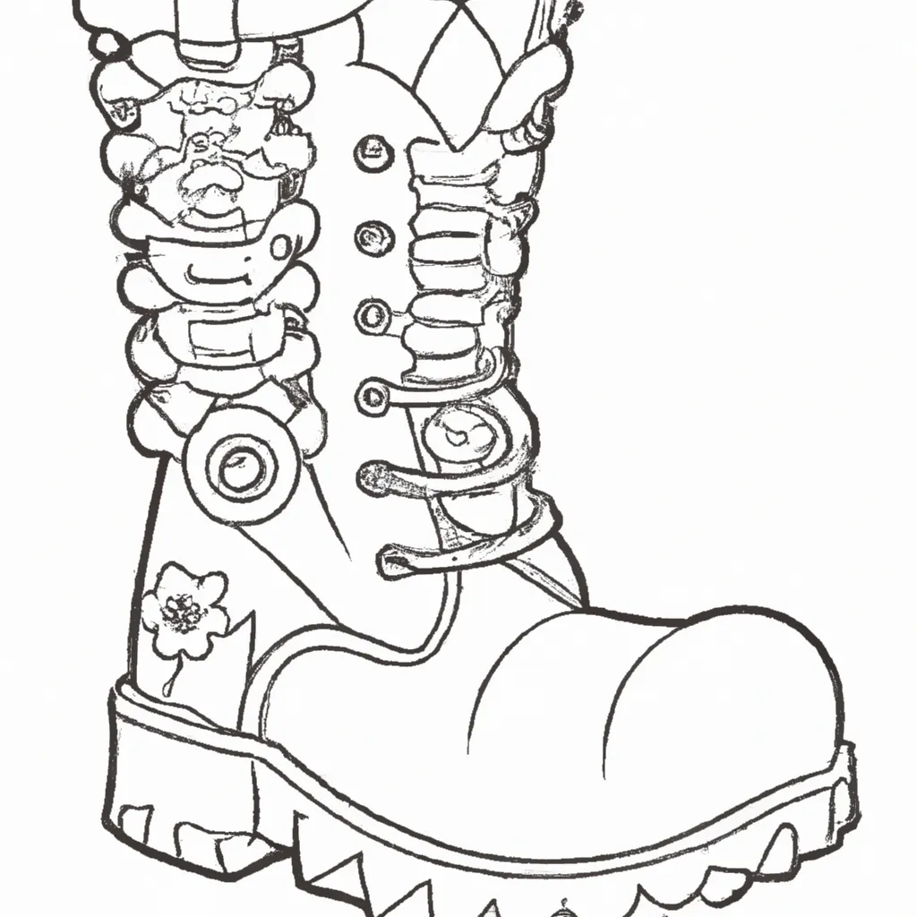 Botas Coloridas: Desenhos para Imprimir e Pintar! Atividades Grátis