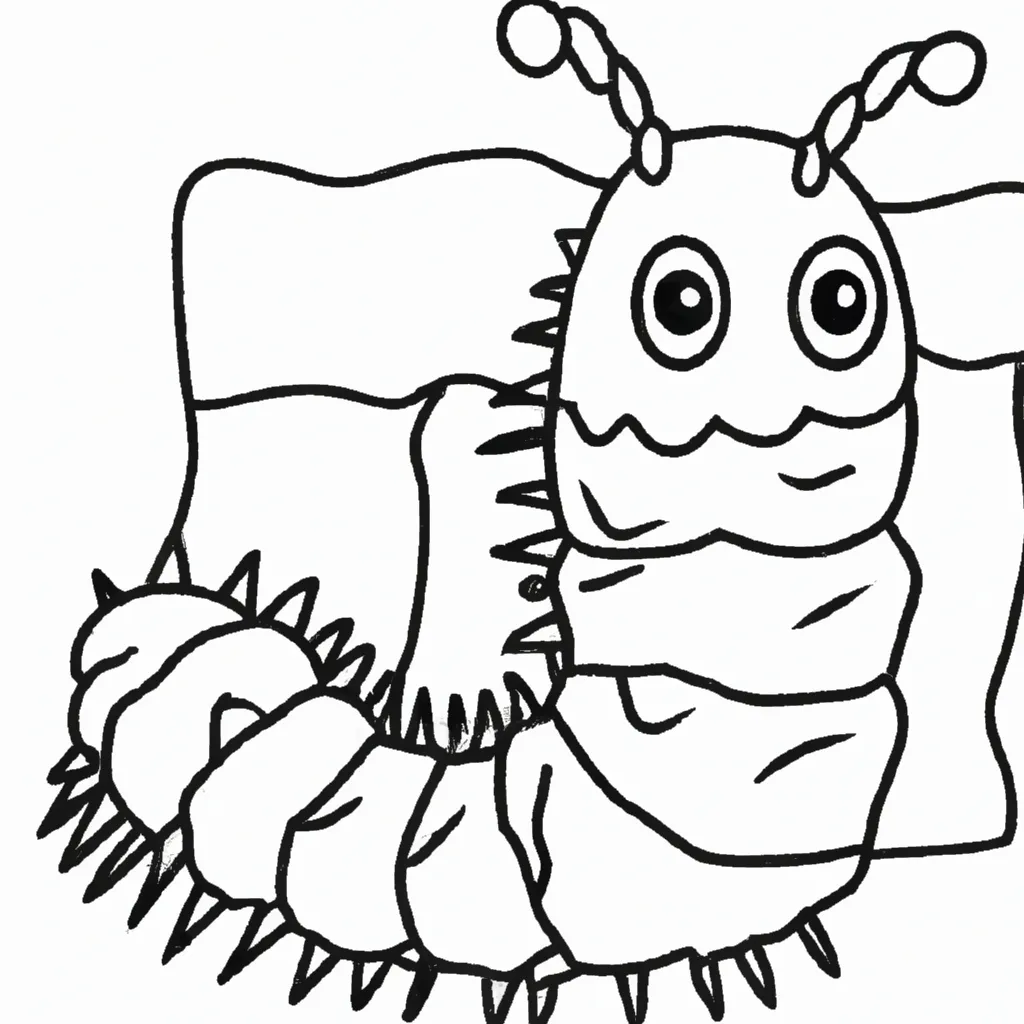 Larva: Desenhos para Colorir e Imprimir (Atividades Grátis)