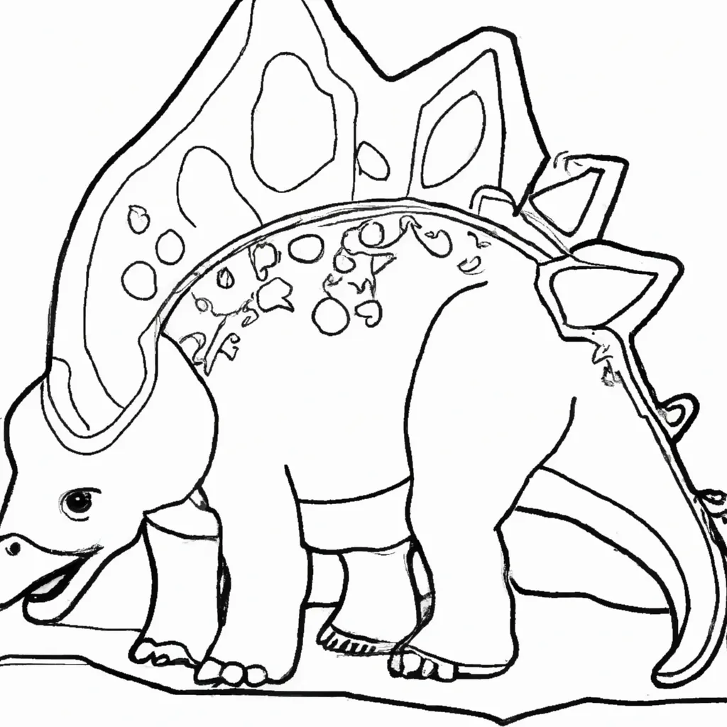 Centrossauro Colorido: Desenhos para Imprimir e Colorir!