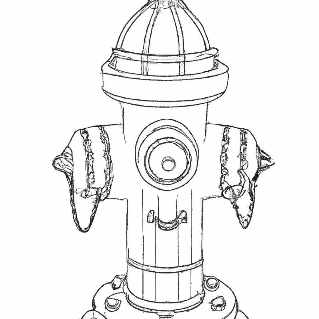 Hidrantes Coloridos: Desenhos Para Imprimir e Colorir.