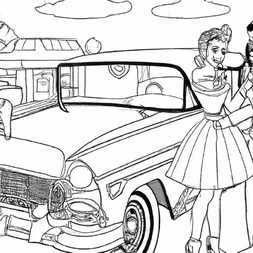 Desenhos Anos 60: Imprima e Colora! [Imprimir e Pintar]