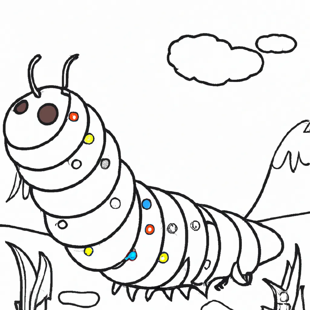 Larva: Desenhos para Colorir e Imprimir (Atividades Grátis)
