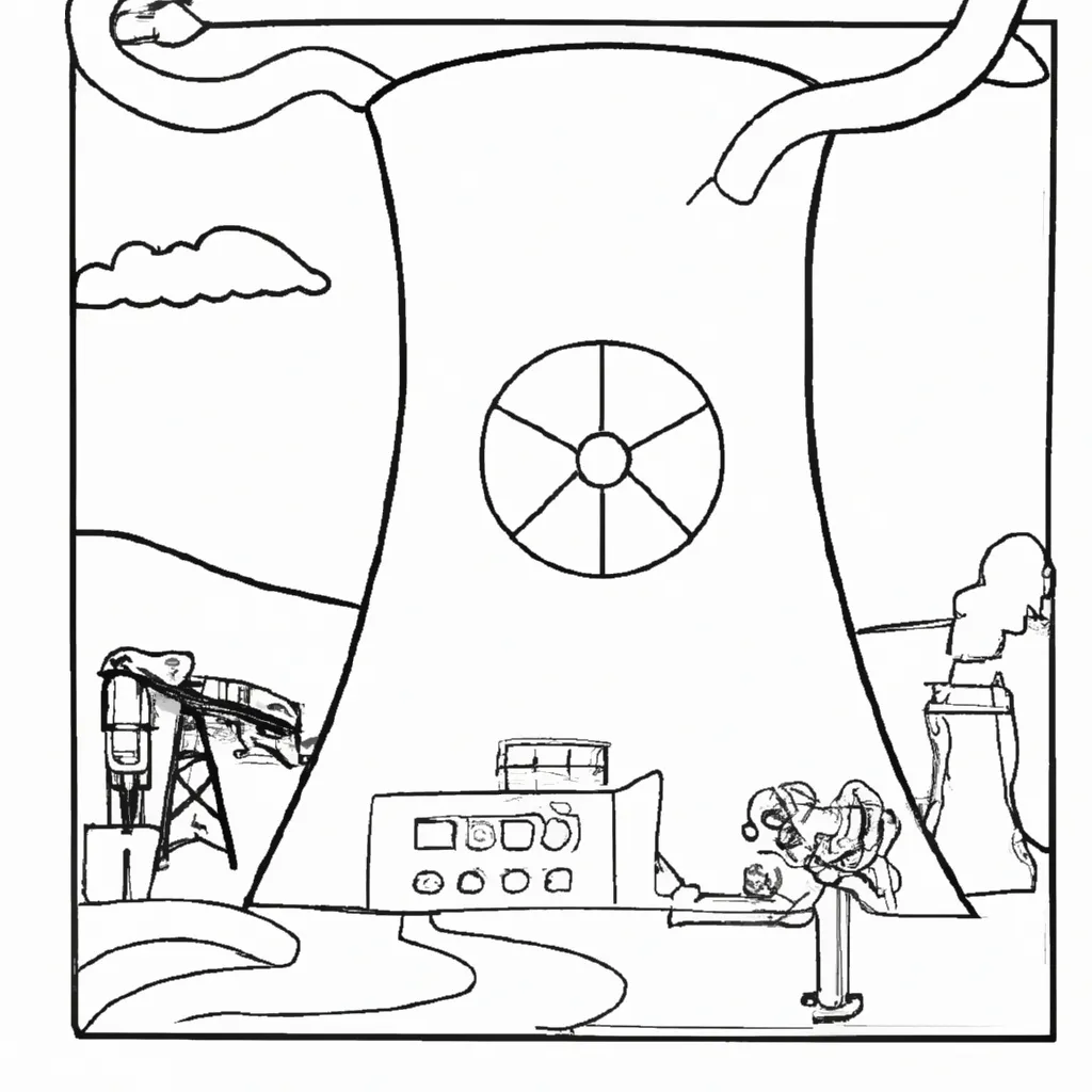 Energia Nuclear: Desenhos Para Colorir e Imprimir.