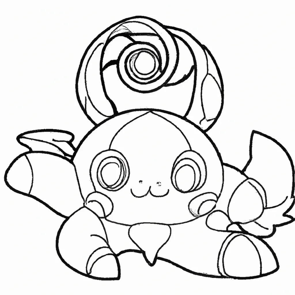Colorindo o Poliwhirl: Desenhos para Imprimir! (Atividades Grátis)