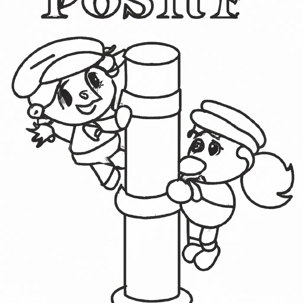 Postes Coloridos: Desenhos para Imprimir e Colorir! [Grátis]