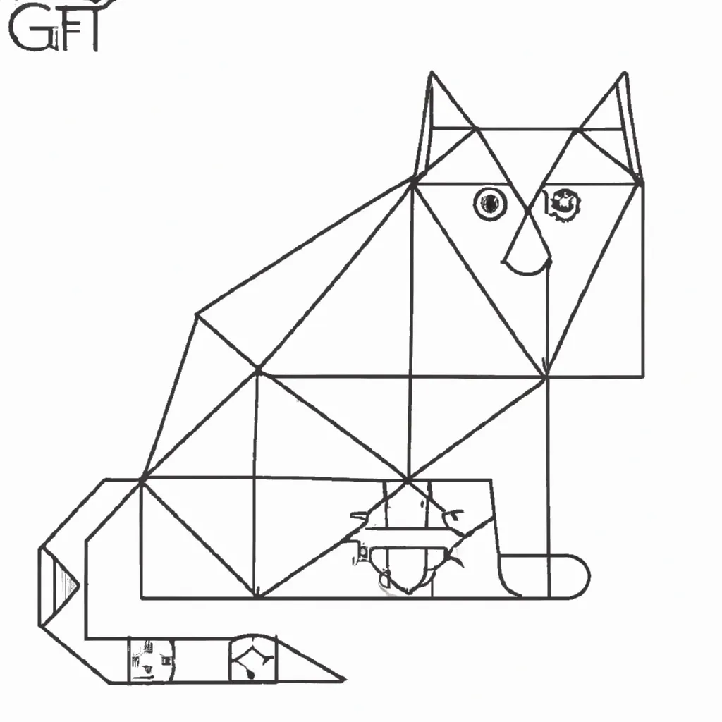 Tangram de Gato: Desenhos para Imprimir e Colorir!