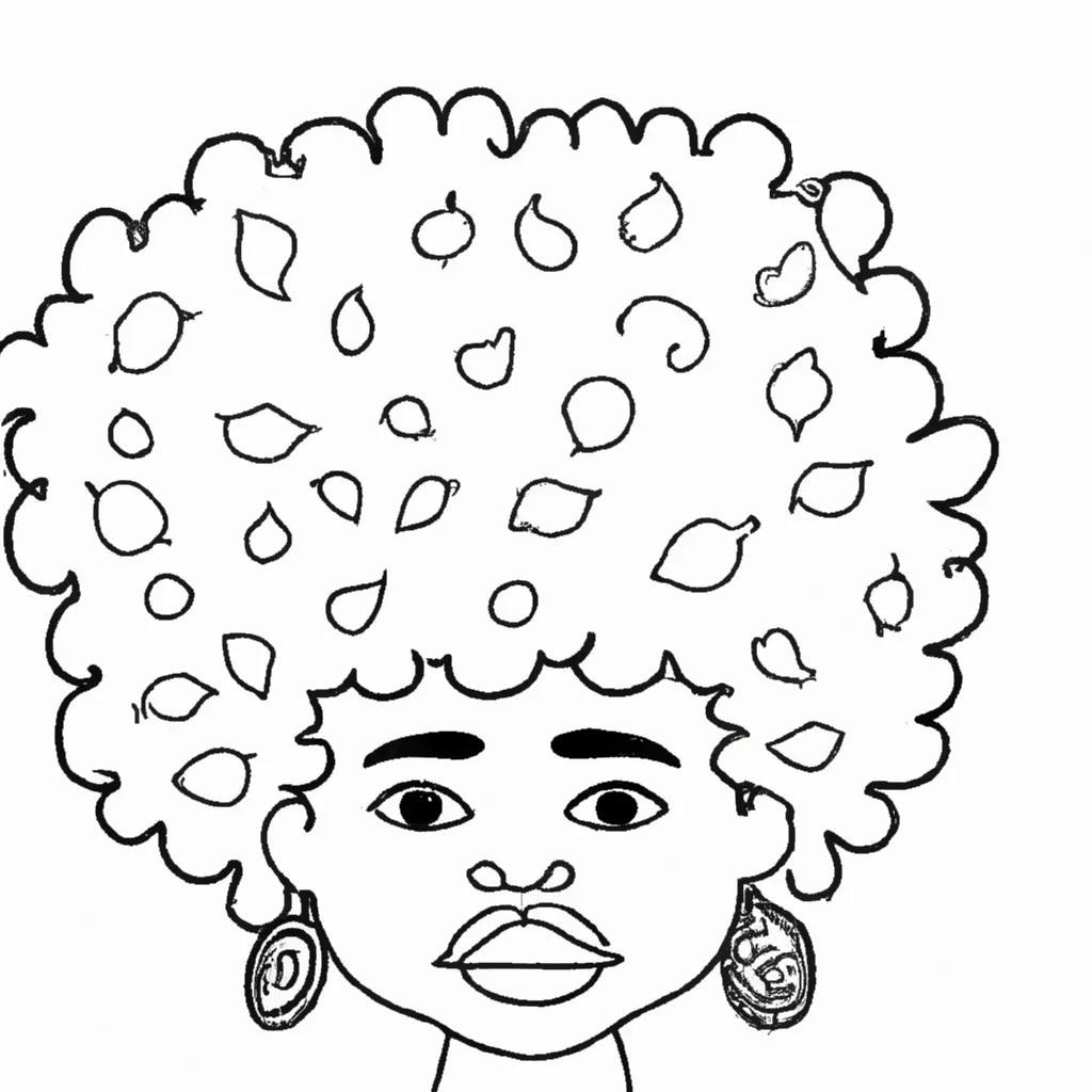 Afro Colorido: Desenhos para Imprimir e Colorir (Grátis)