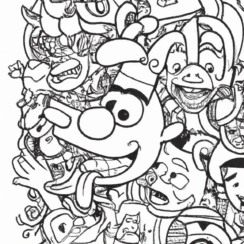 Desenhos Malucos: Imprima e Colora Agora Grátis!