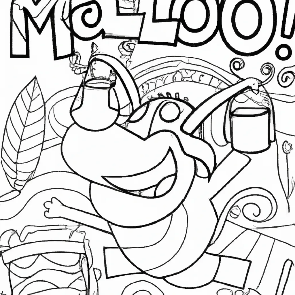 Maluco em Desenhos para Colorir! [Atividades Grátis]