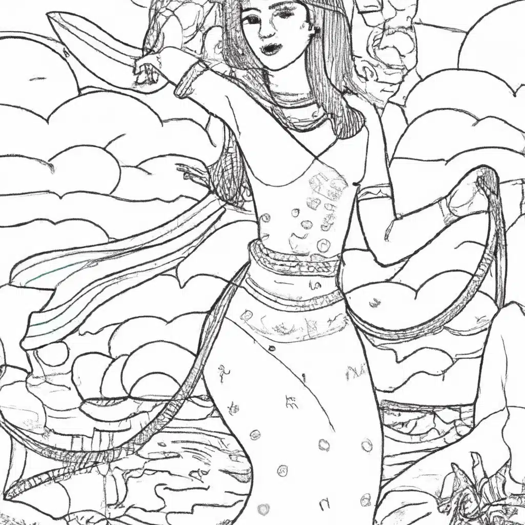 Iemanja para colorir: atividades divertidas para crianças