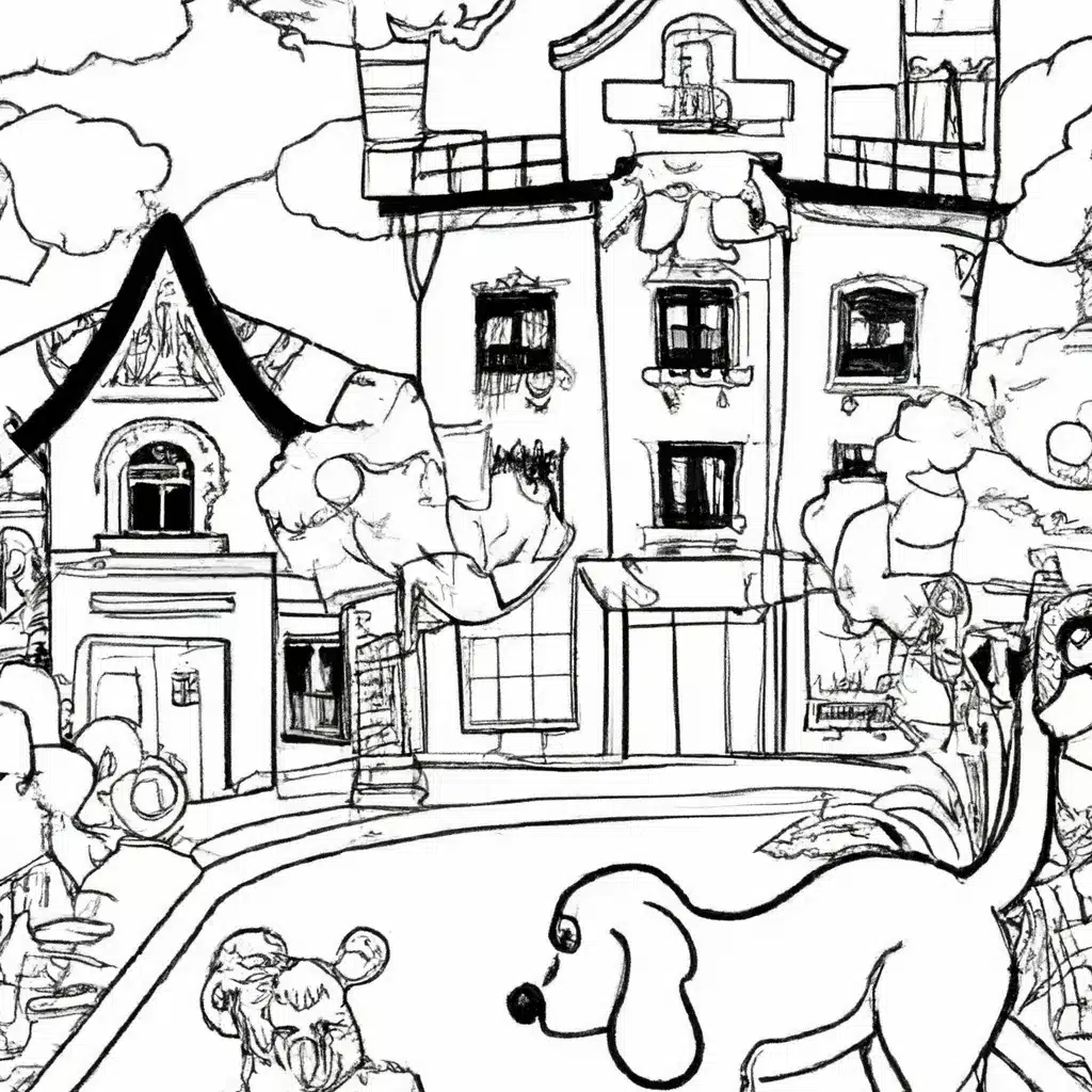 Caninópolis: Desenhos para Imprimir e Colorir (Atividades)