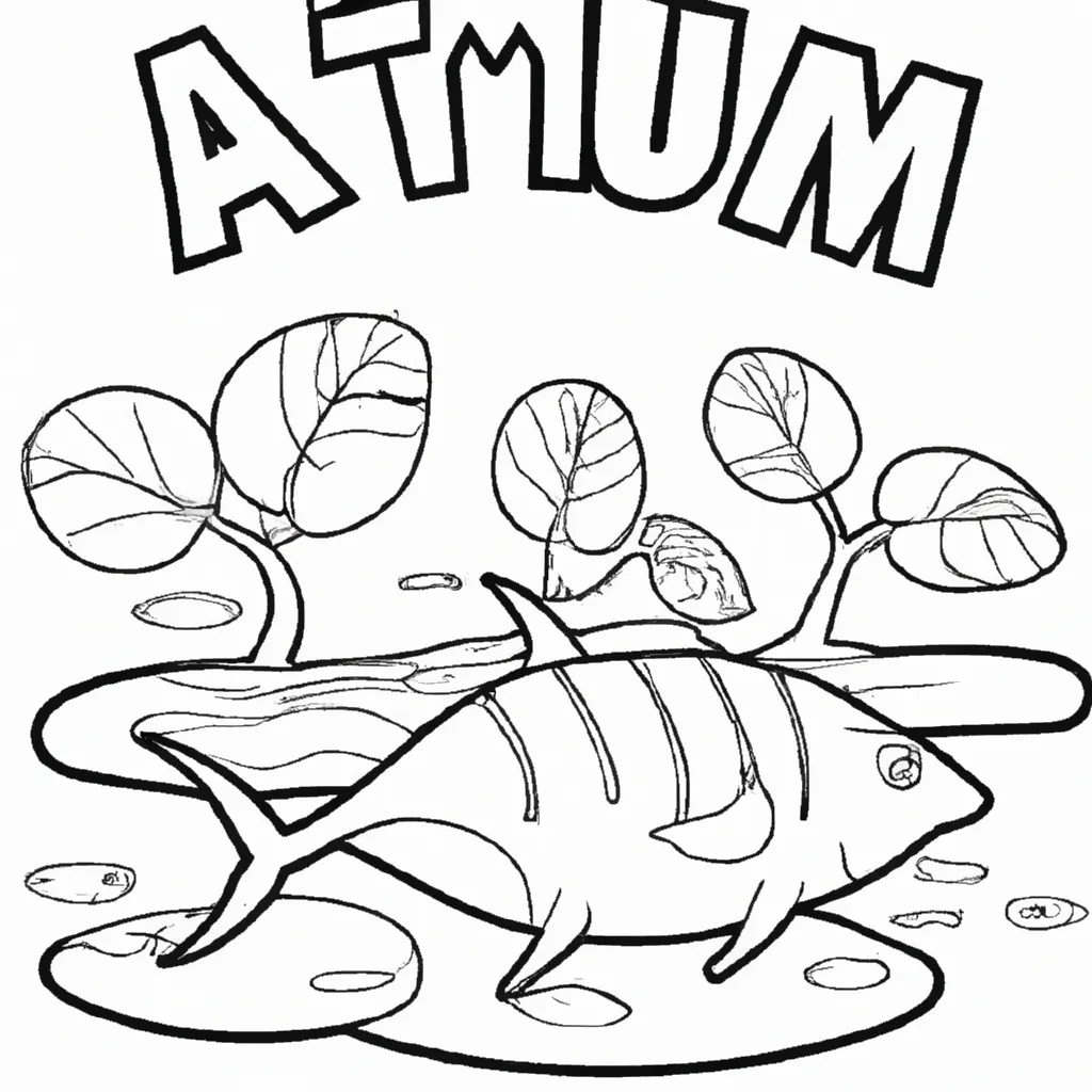 10 Incríveis Desenhos de Atum para Imprimir e Colorir!